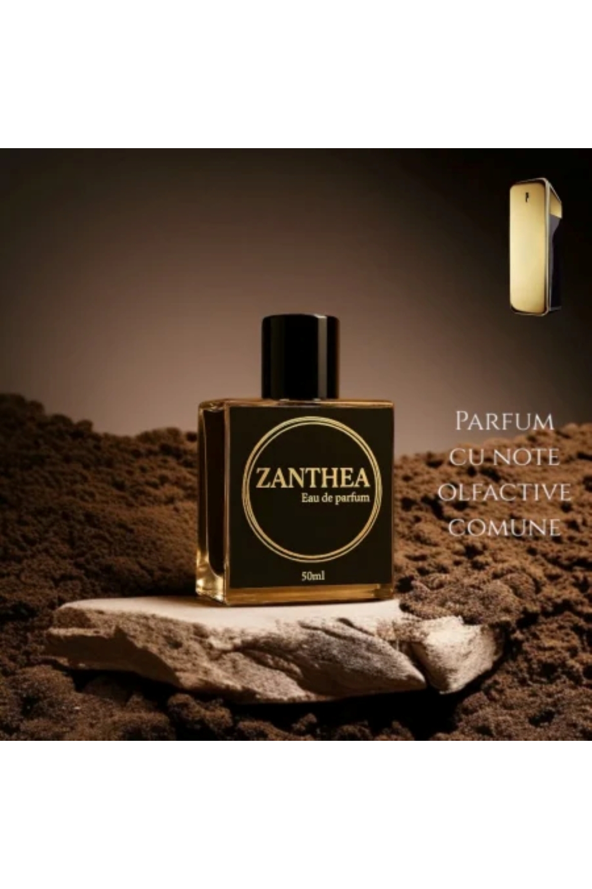 Zanthea Apa de parfum Static Pulse, 50ml, inspirat din 1 Million P. R ...