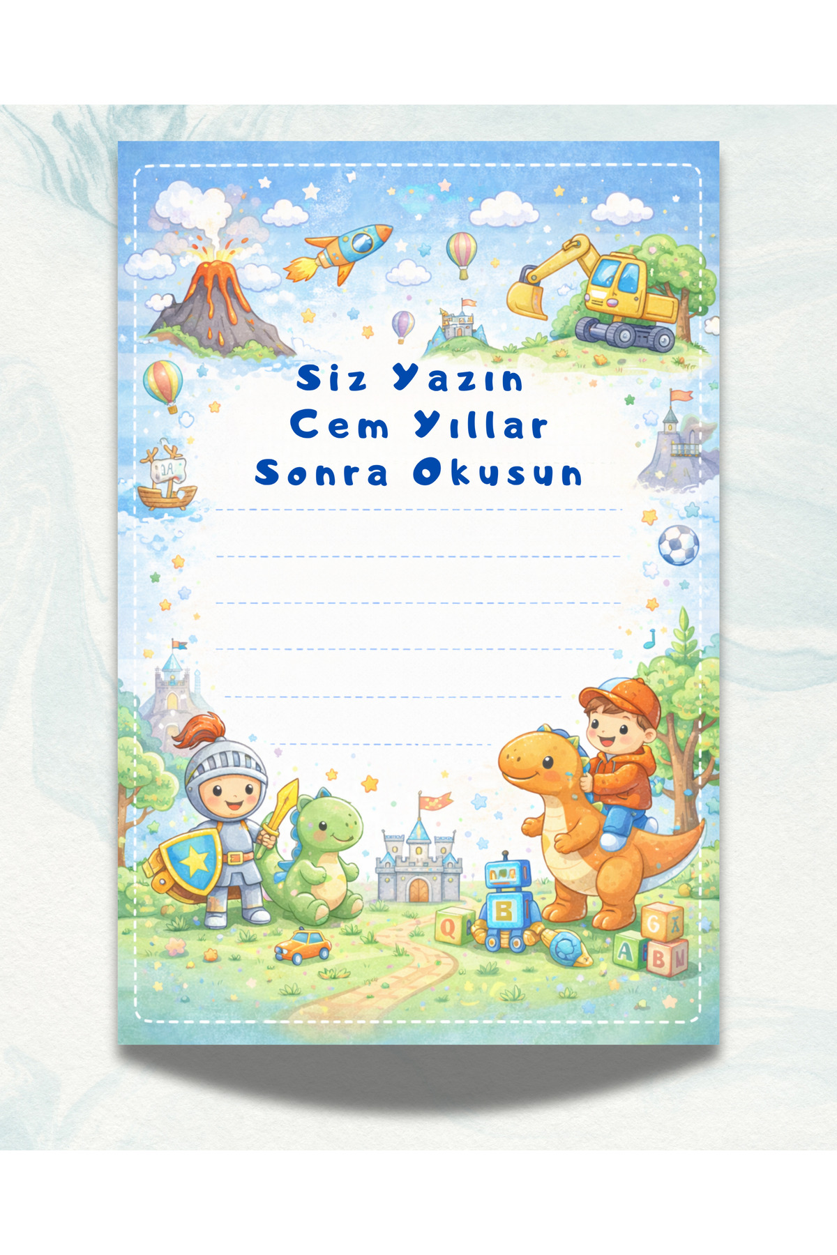 Dijital Nostal Kişiye Özel 10 Adet Siz Yazın Kutlama Kartı I Doğum Günü ...