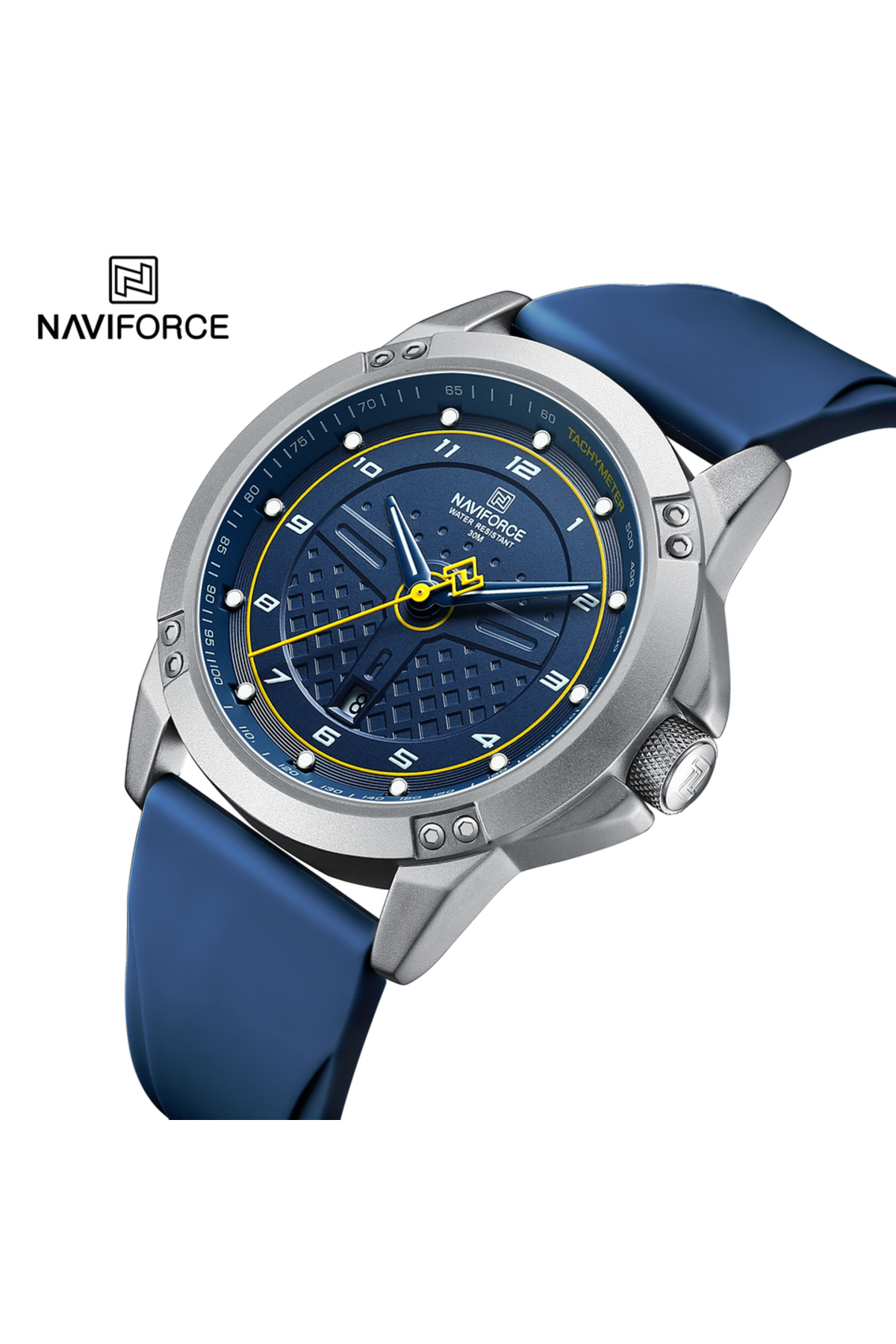 Naviforce ساعة يد كوارتز عصرية مقاومة للماء من SBEBE - ساعات رجالية ...