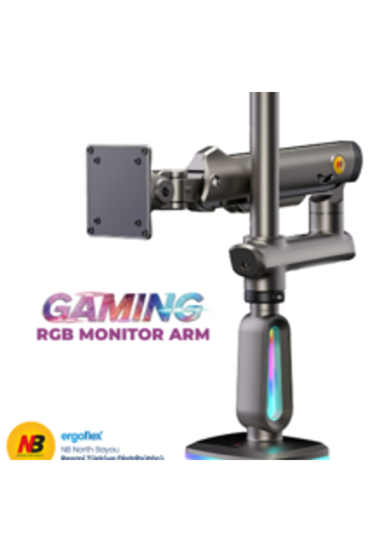 Ergoflex North Bayou NB F7 RGB Aydınlatmalı 27-60inc Büyük Ekran ...