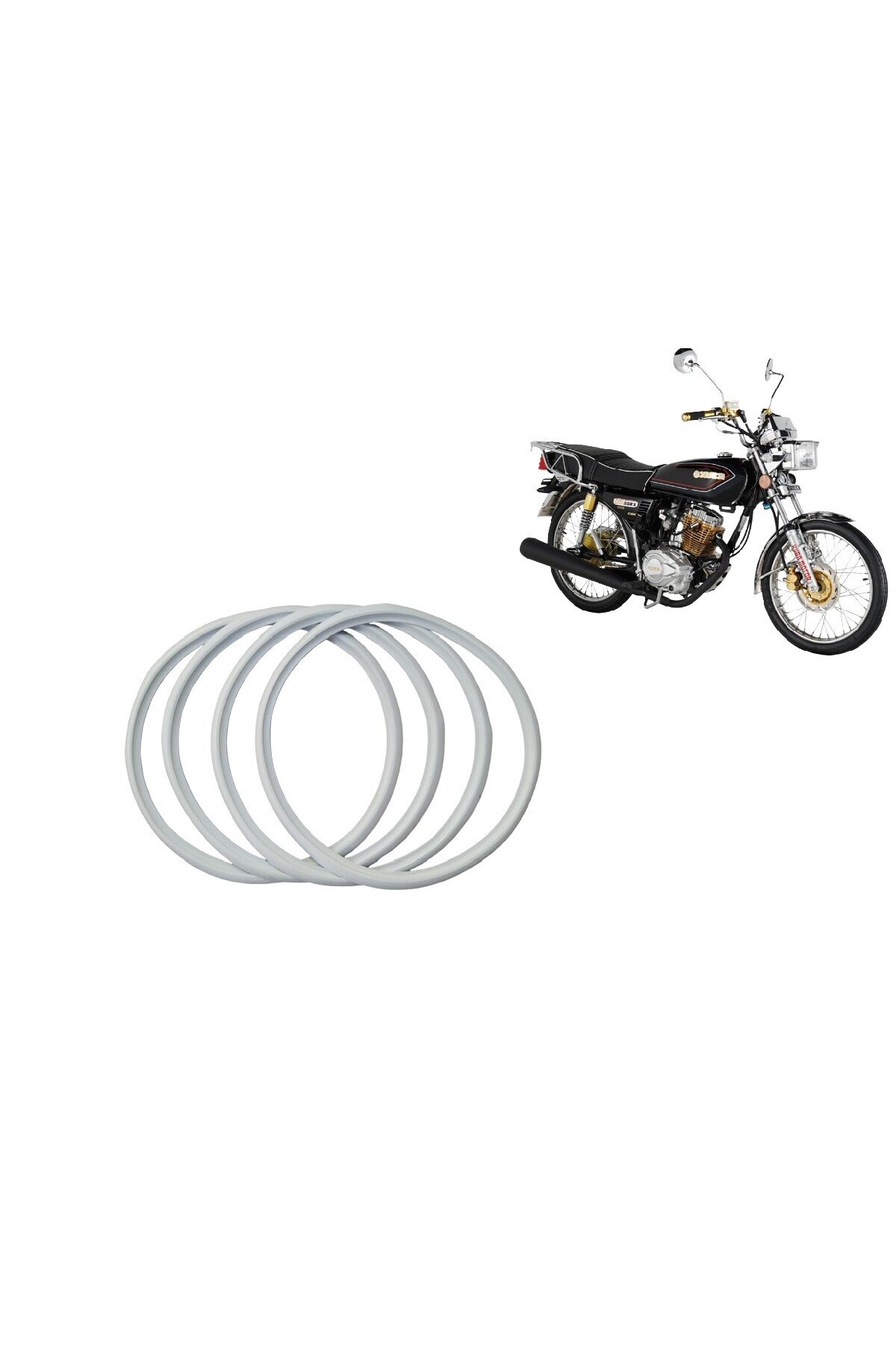 KOÇAK MOTOR Kuba Çita 50RX Gold -AYM Kardeşler- Lastik Yanak Set 17 ...