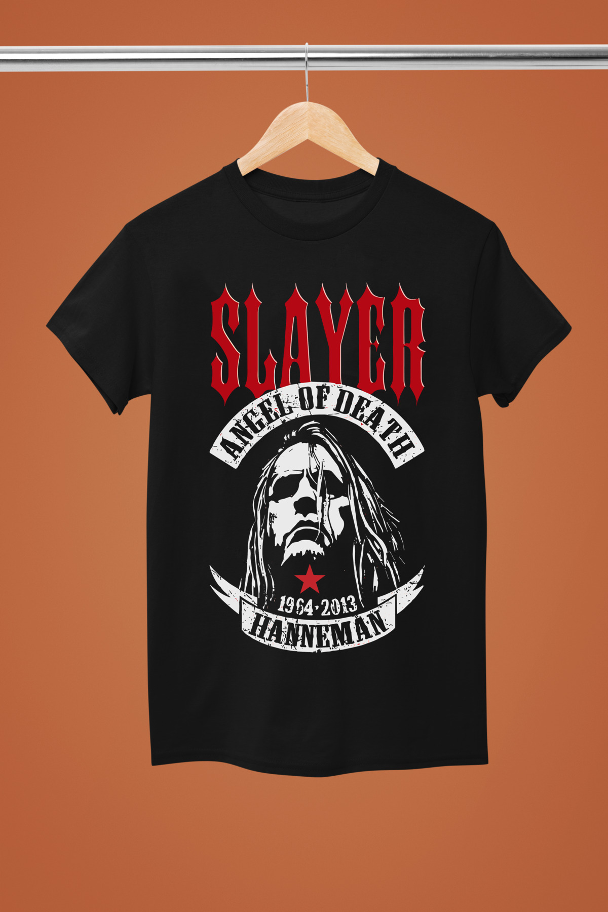 MAGORS Slayer the Rock Band Printed Cotton Short Sleeve Regular Fit ...