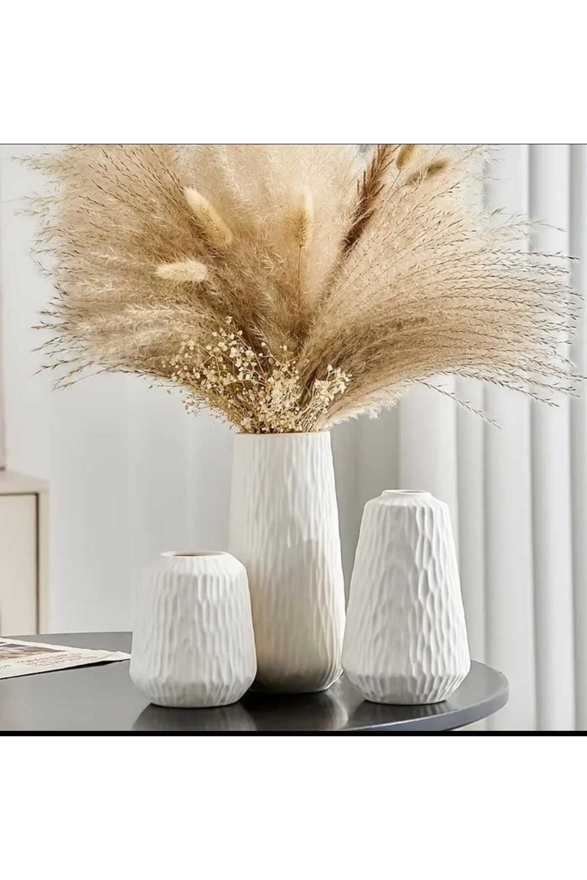 Lamba Cini İskandinav Modern Tarzı Plastik 3 lü Vazo Set - Fiyatı ...