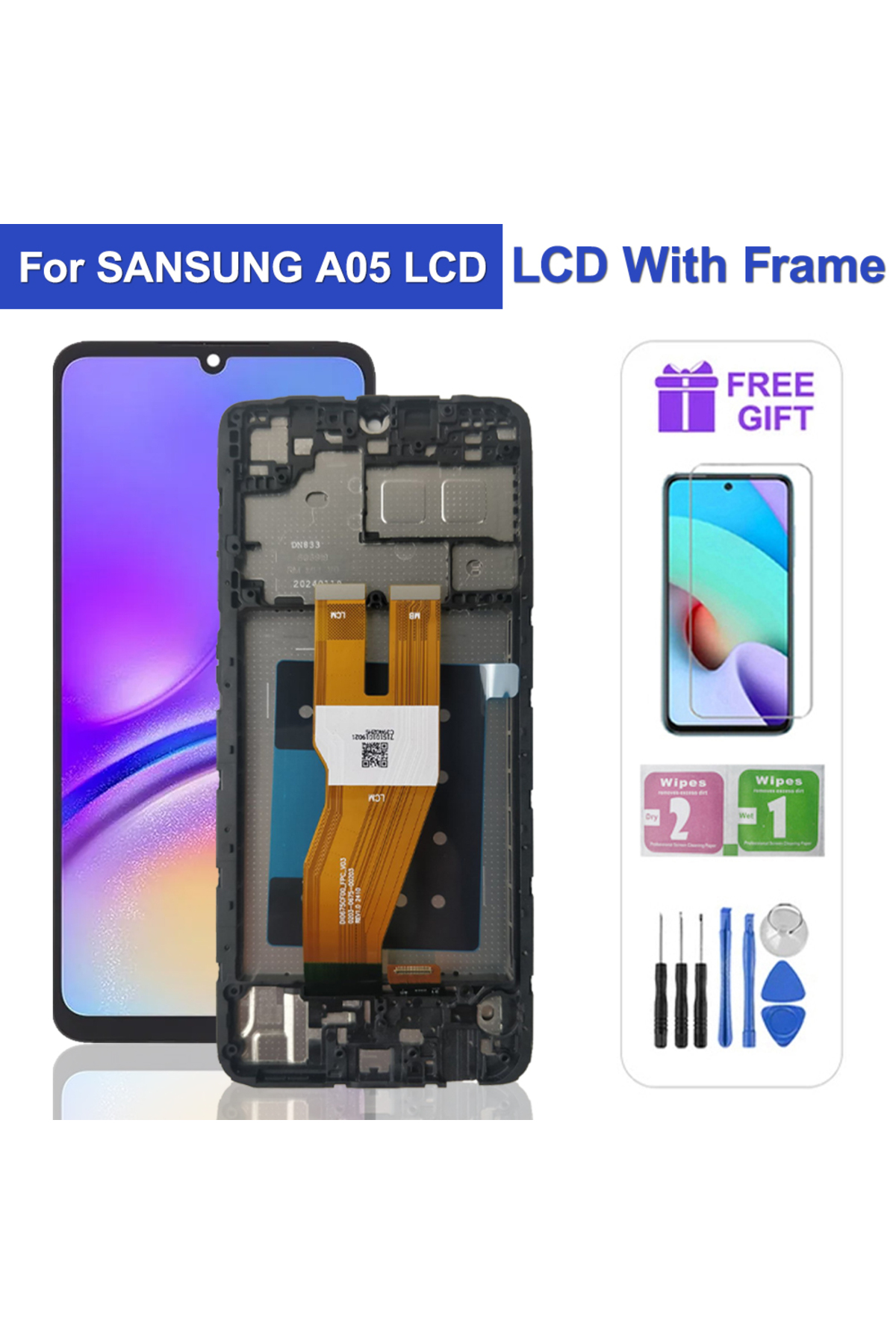 Choice LCD With Frame 6.7" For A05 LCD Display For SM-A05 LCD A055 ...