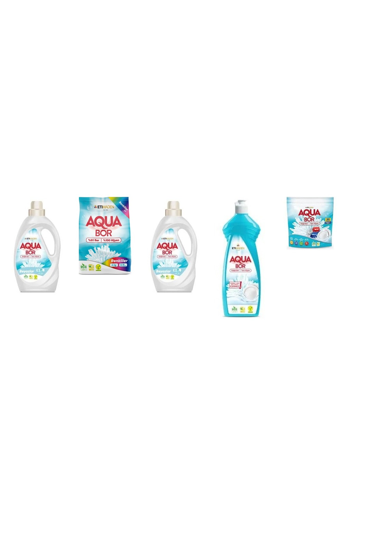 Eti Maden Aquabor Natural Mineral Liquid White + 4 kg Colorants ...