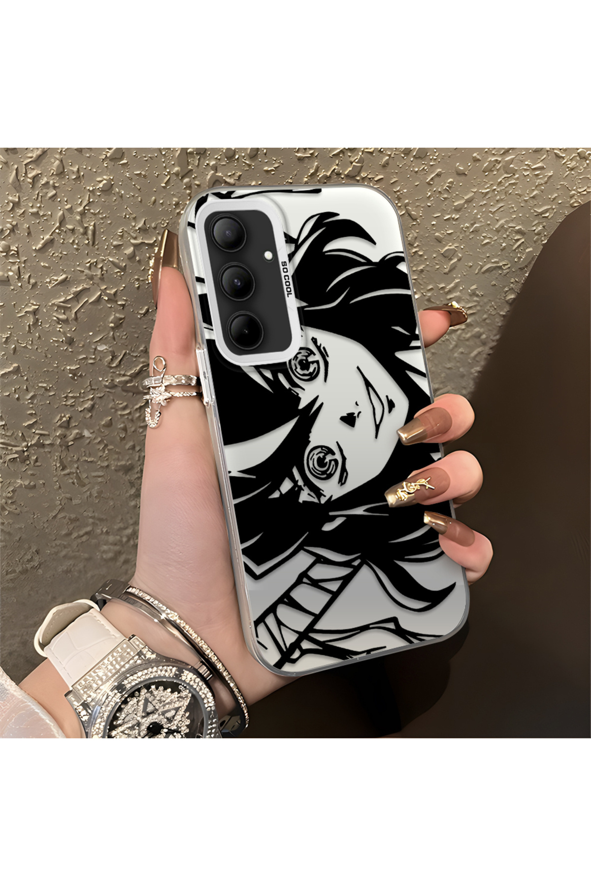 CASEVIBE Samsung Galaxy A35 Uyumlu Kartun Anime Desenli Darp Önleyici ...
