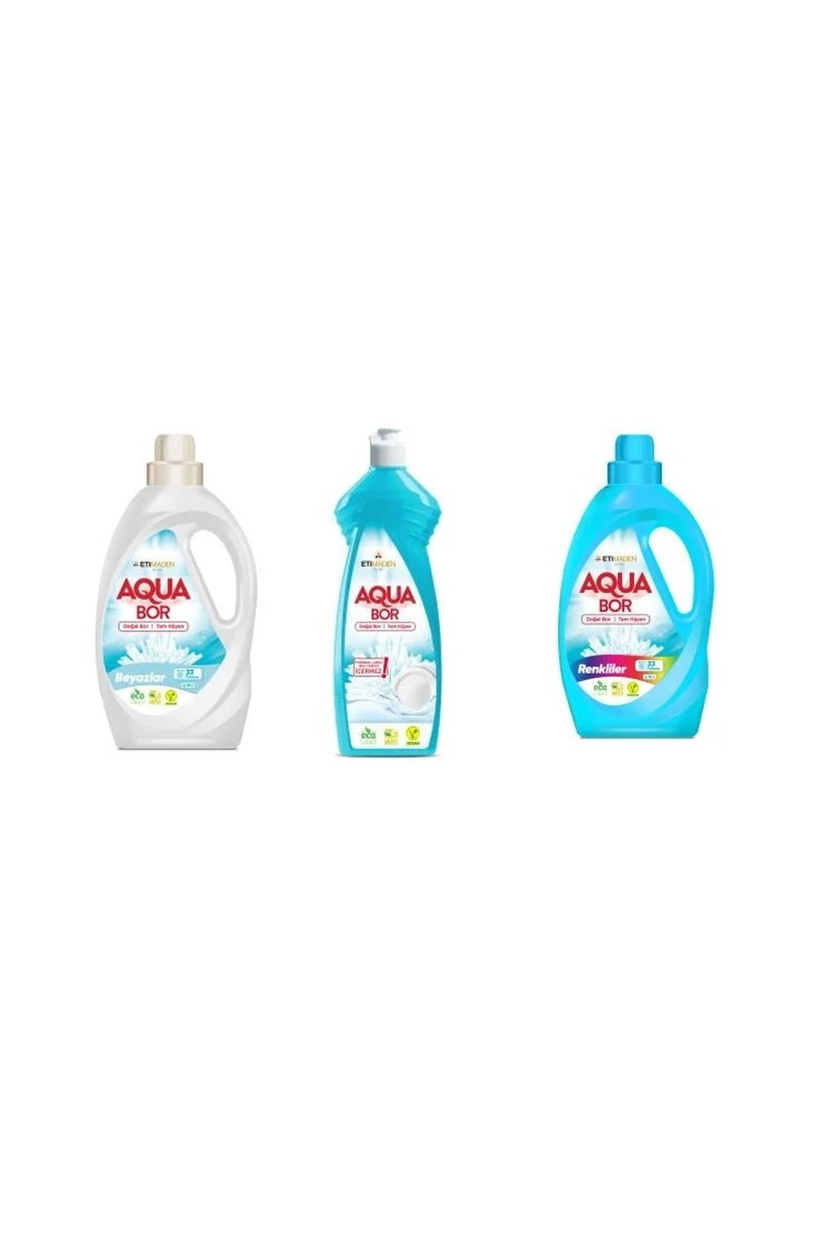 Eti Maden Aquabor Natural Mineral Liquid White + Hand Dishwashing ...