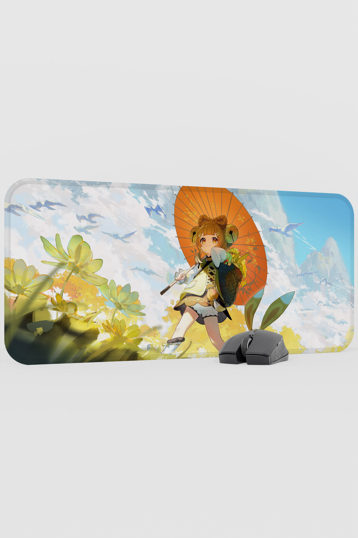 mousepad bastir Yaoyao Genshin Impact Anime Player V5 - 70x30 XL لوحة ...