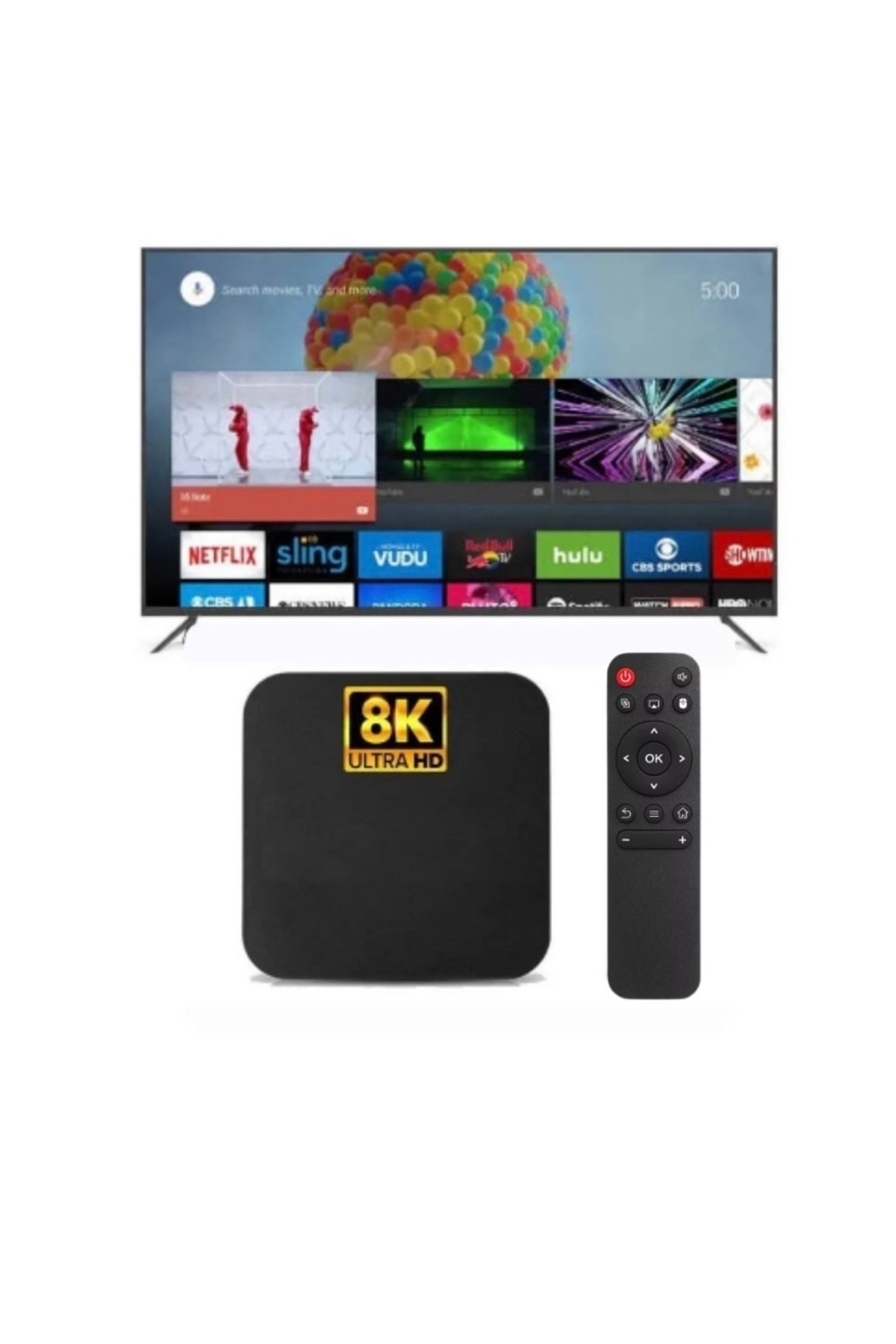 Allians 8K Ultra HD Android TV Box, Android TV Stick, Full Paket ...