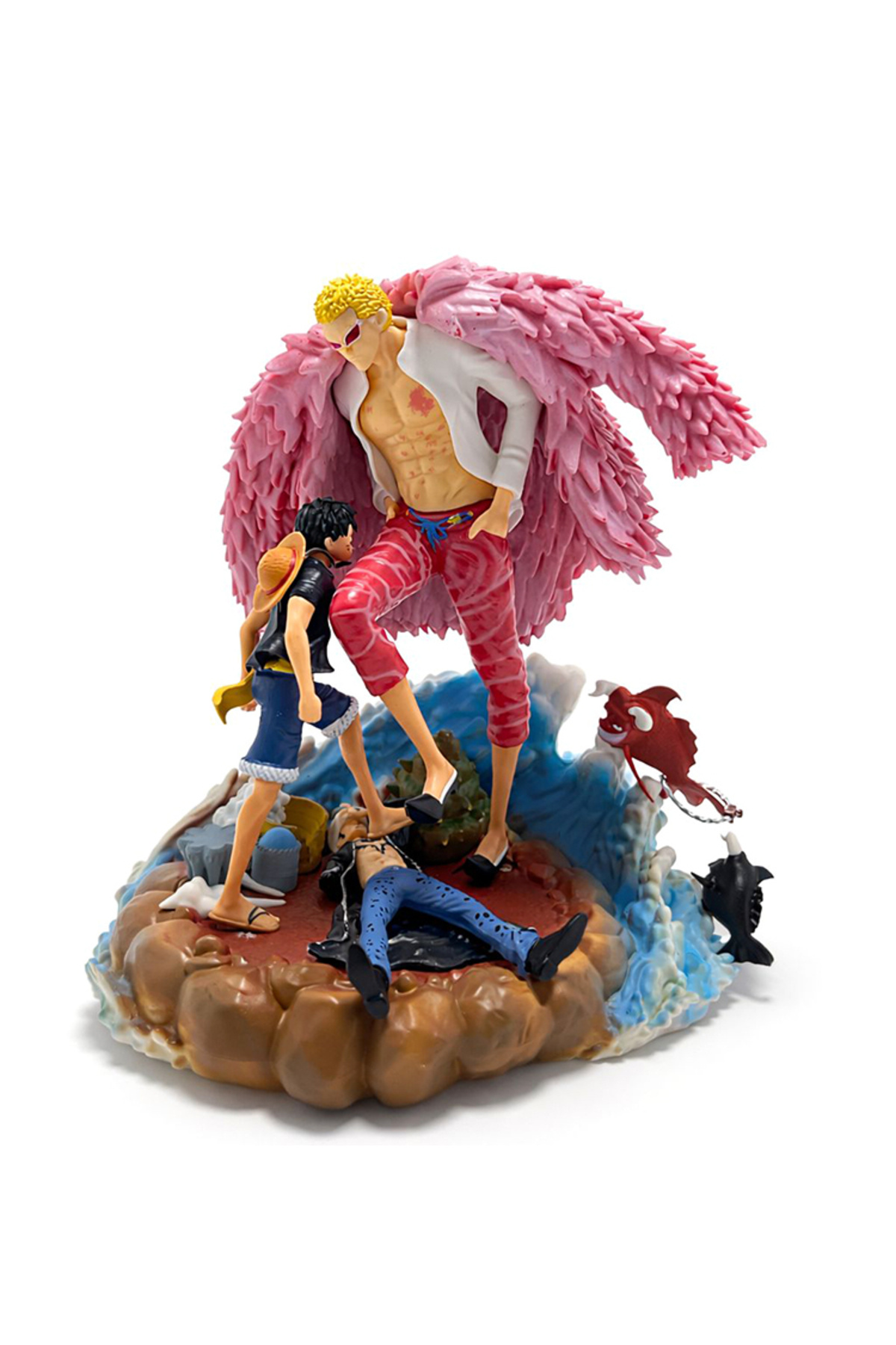 İN3DEX One Piece Luffy ve Donquixote Figürü ile Anime Koleksiyonu ...