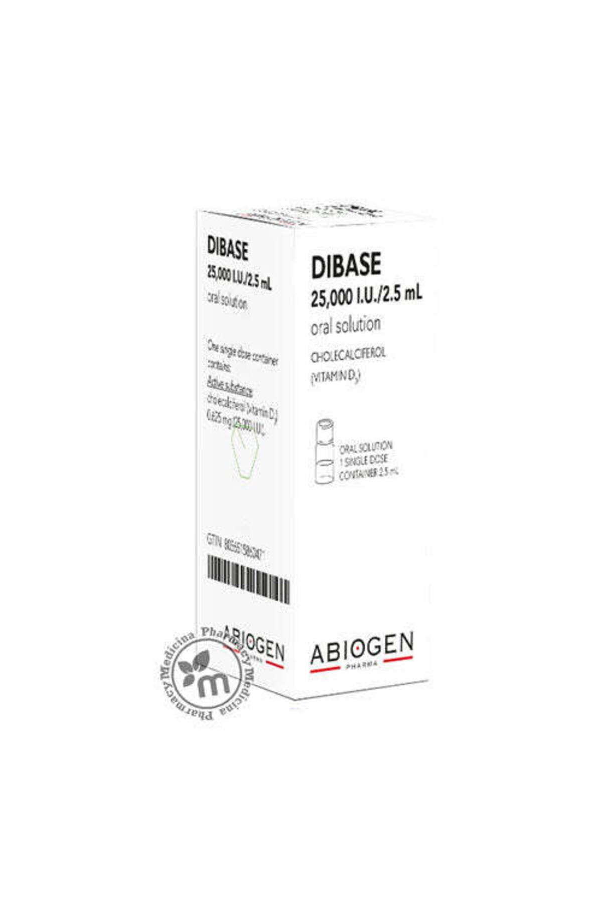Dibas Dibase 25000 IU Vitamin D3 Oral Solution- Trendyol