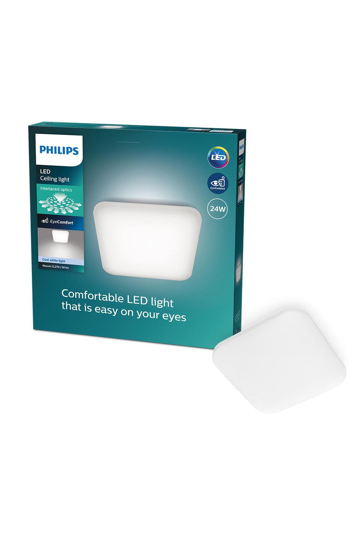 Philips Mauve Kare Tavan Lambası 24W 4000K Gün Işığı - Fiyatı, Yorumları