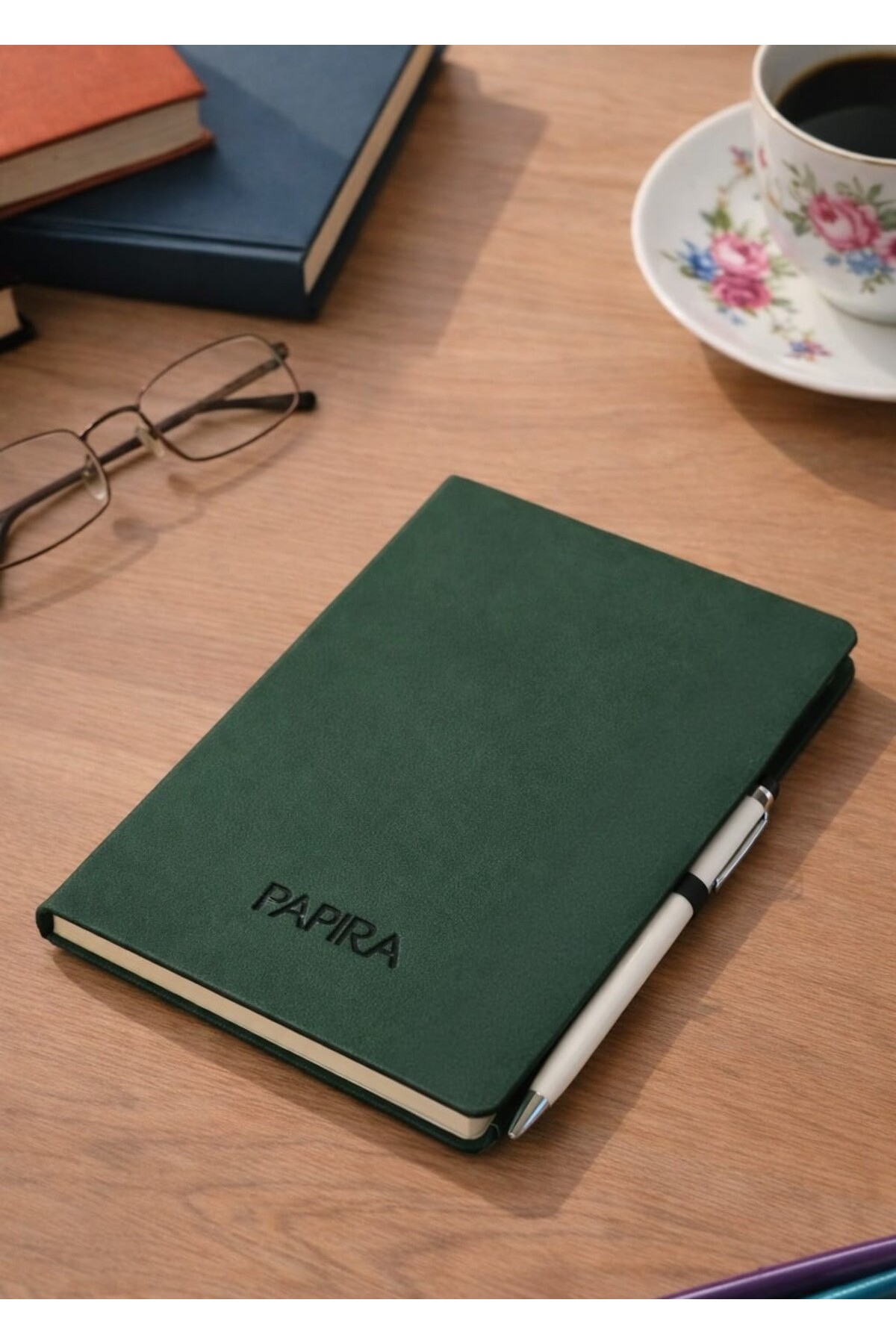 Papira Notebook Termo Deri Kapaklı 80 gr Ivory 96 Yaprak Çizgili A5 ...
