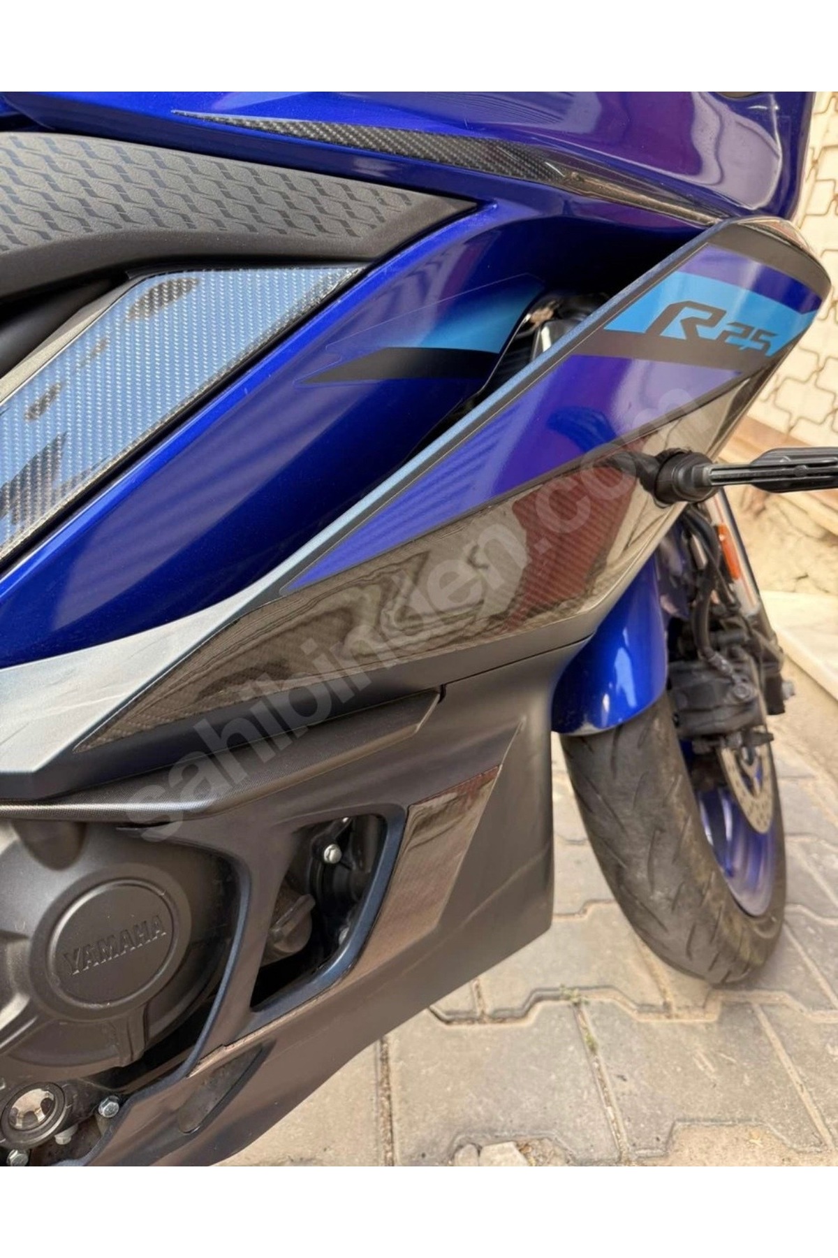 meriç cockpit design Yamaha R25 2019 sonrası uyumlu Full carbon kaplama ...