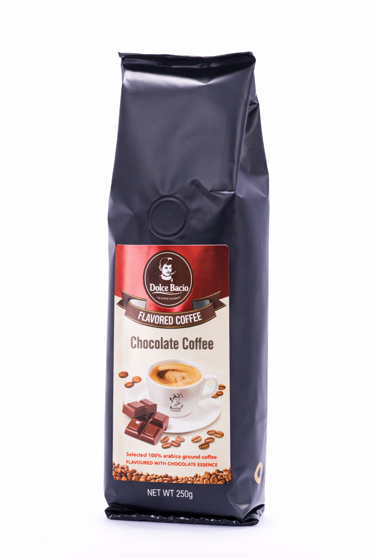 Dolce Bacio Ground Coffee Chocolate 125 g – Intense Chocolate Flavor ...