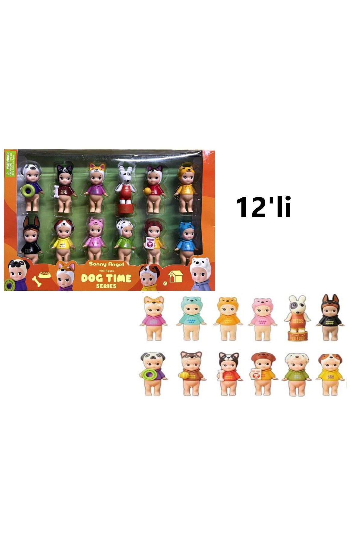 Retoys Sonny Angel Sürpriz Hippers Dog Time Series 12'li Figür Set ...