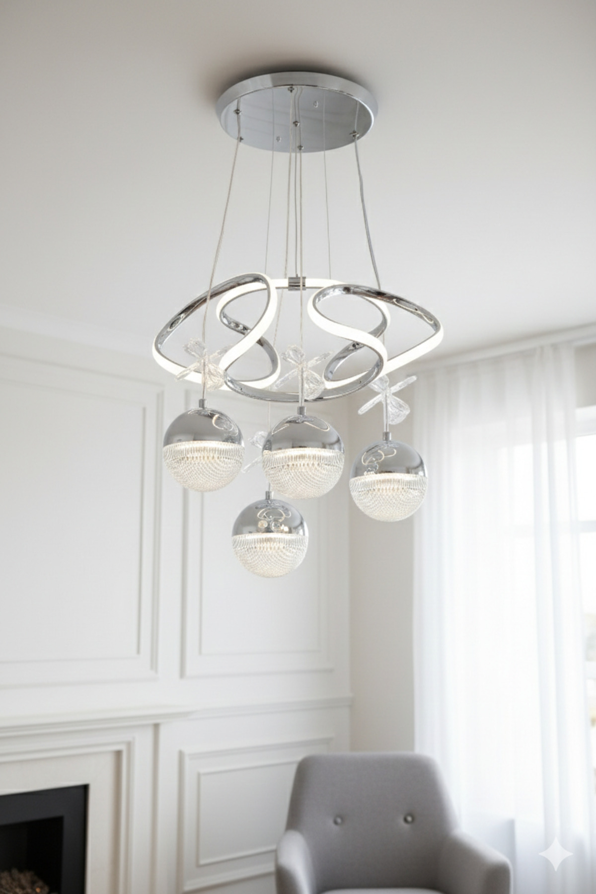 Genel Markalar NAPOLİ 4 TOP LED AVİZE KROM - Fiyatı, Yorumları
