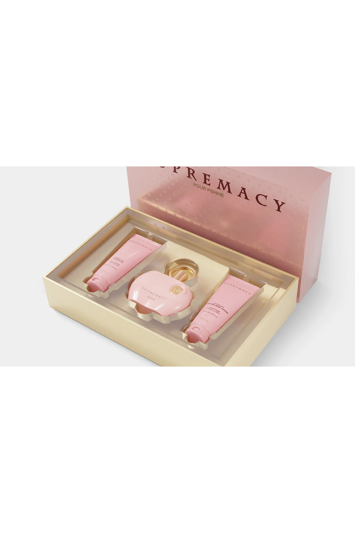 Afnan Supremacy Pink EDP 100 ml + SG 100 ml + BL 100 ml (γυναικείο ...