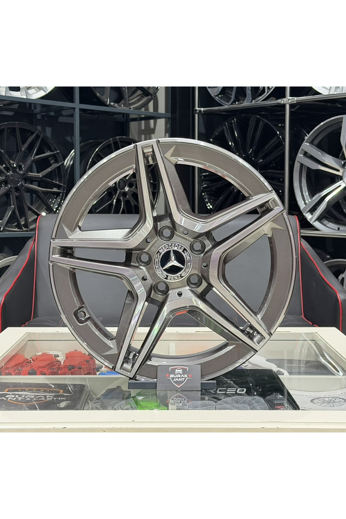 AGT 17 İNÇ 5X112 TİTAN DİAMOND MERCEDES AMG JANT MODELİ (4ADET ...