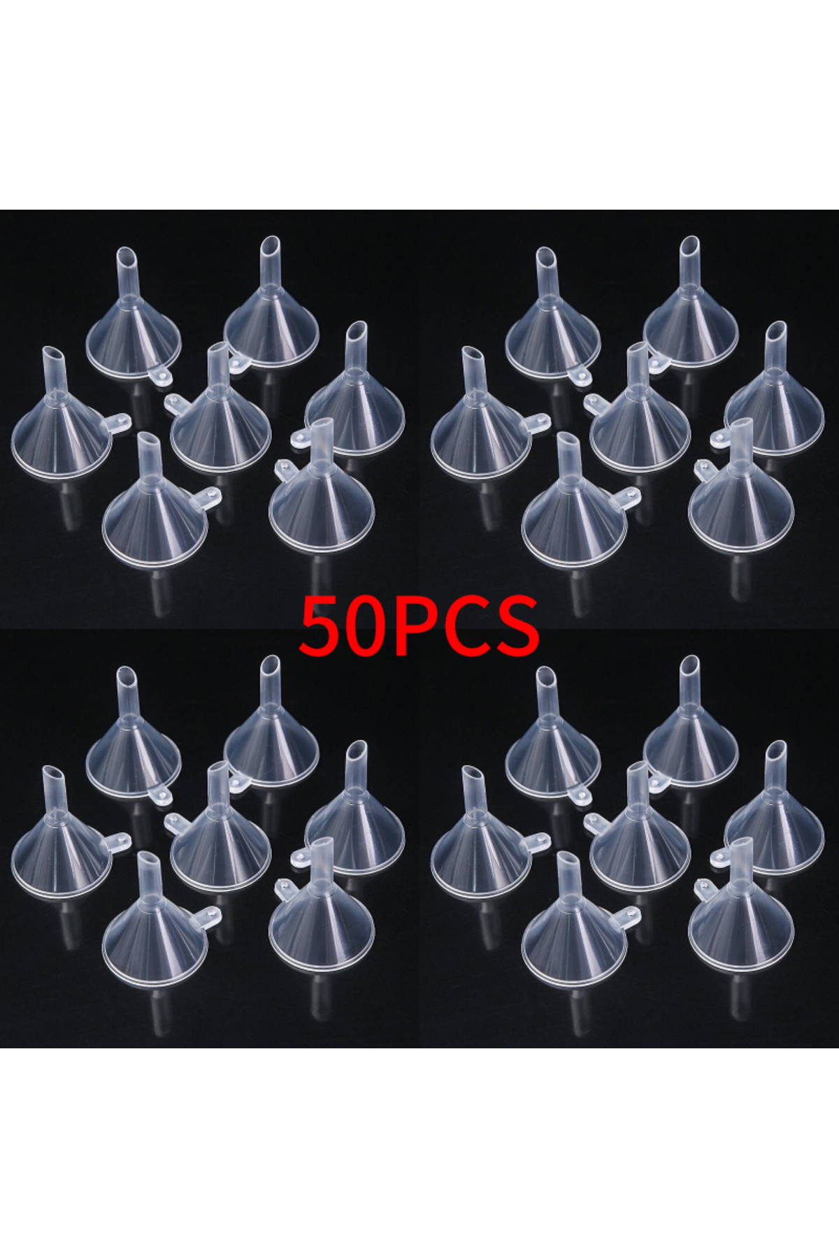 Choice Plastic 50PCS 100/50pcs Plastic Funnel, Mini Funnel, Perfume ...