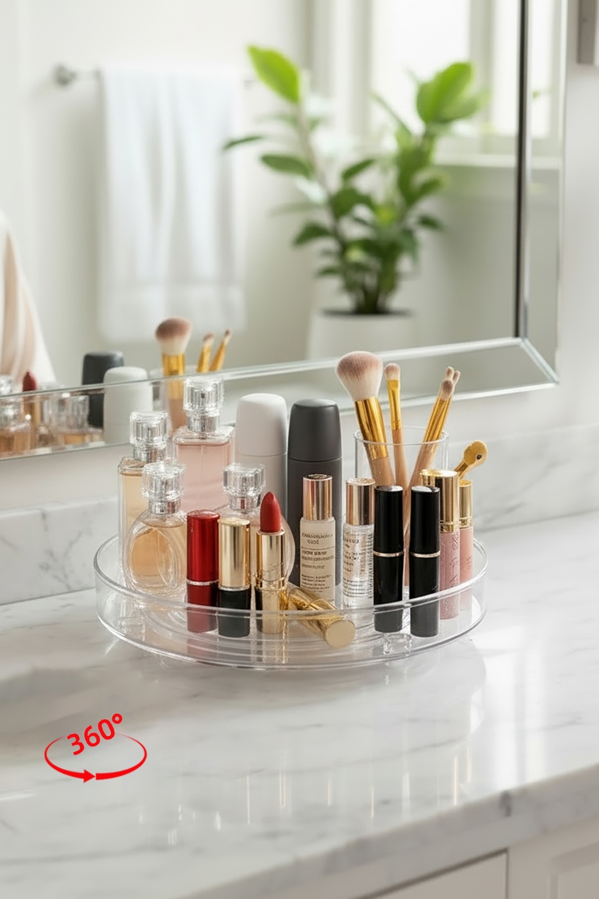 EVSTYLE 360 Degree Rotary Makeup & Jewelry Organizer- Trendyol
