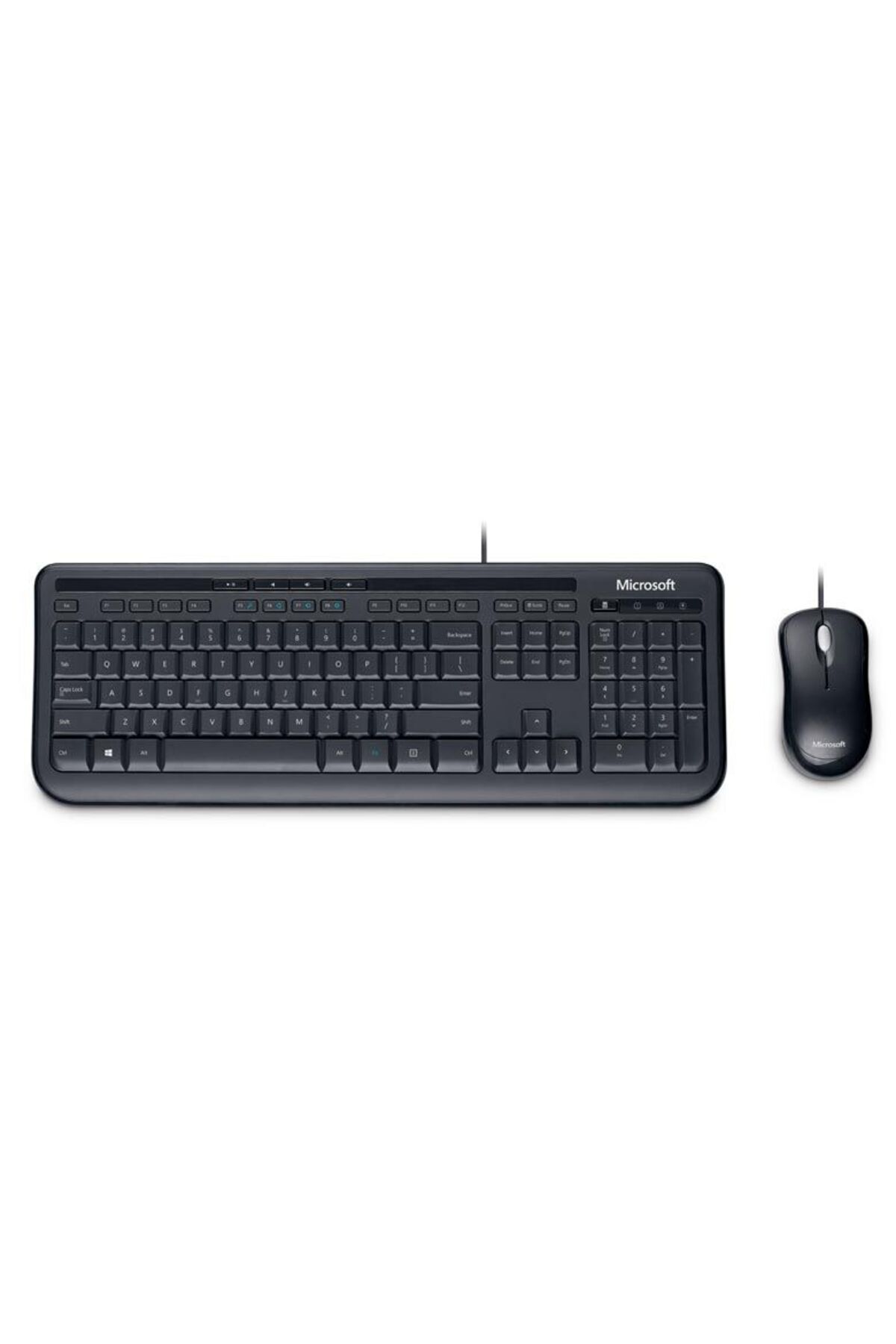 Microsoft Wired Desktop 600 Klavye Mouse Set (APB-0010) USB Kablolu ...