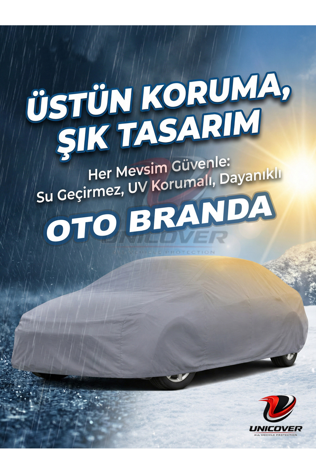 Unicover Renault Clio 6 HatchBack Uyumlu Araba Brandası Oto Branda ...