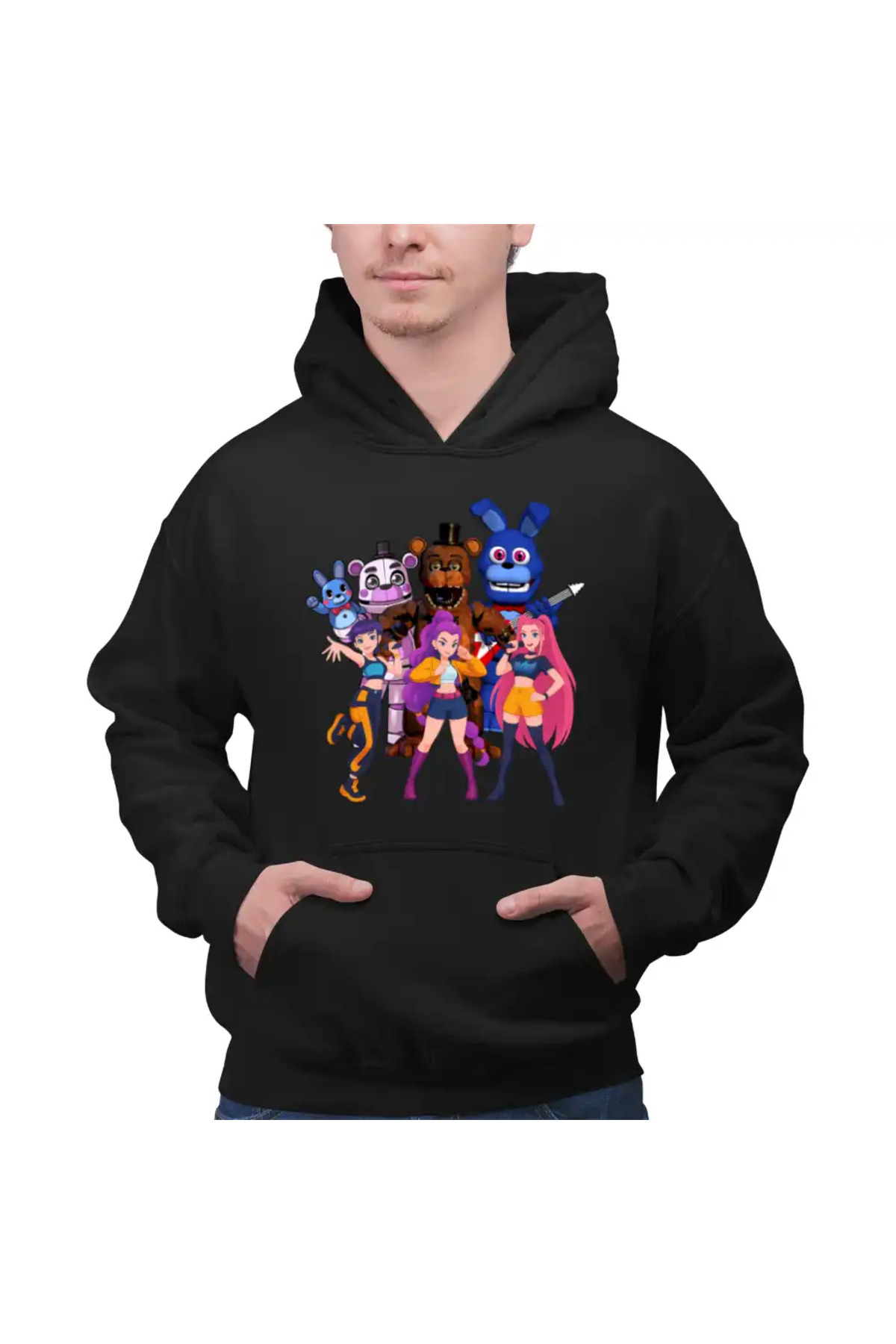 OEM Hanorac Barbati Fnaf Huntrix K-pop Demon Hunters Five Nights at ...