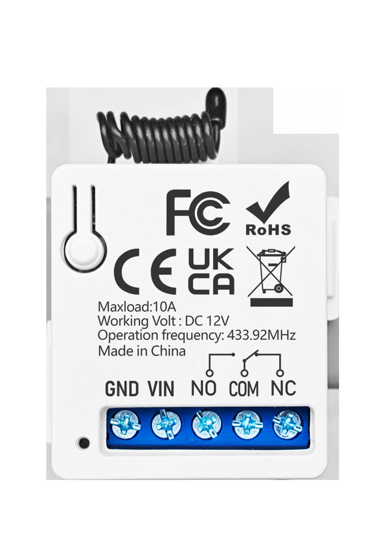 FÖF 12V RF Alıcılı Kompakt Röle Kartı 433 Mhz Kablosuz Rf Uzaktan ...