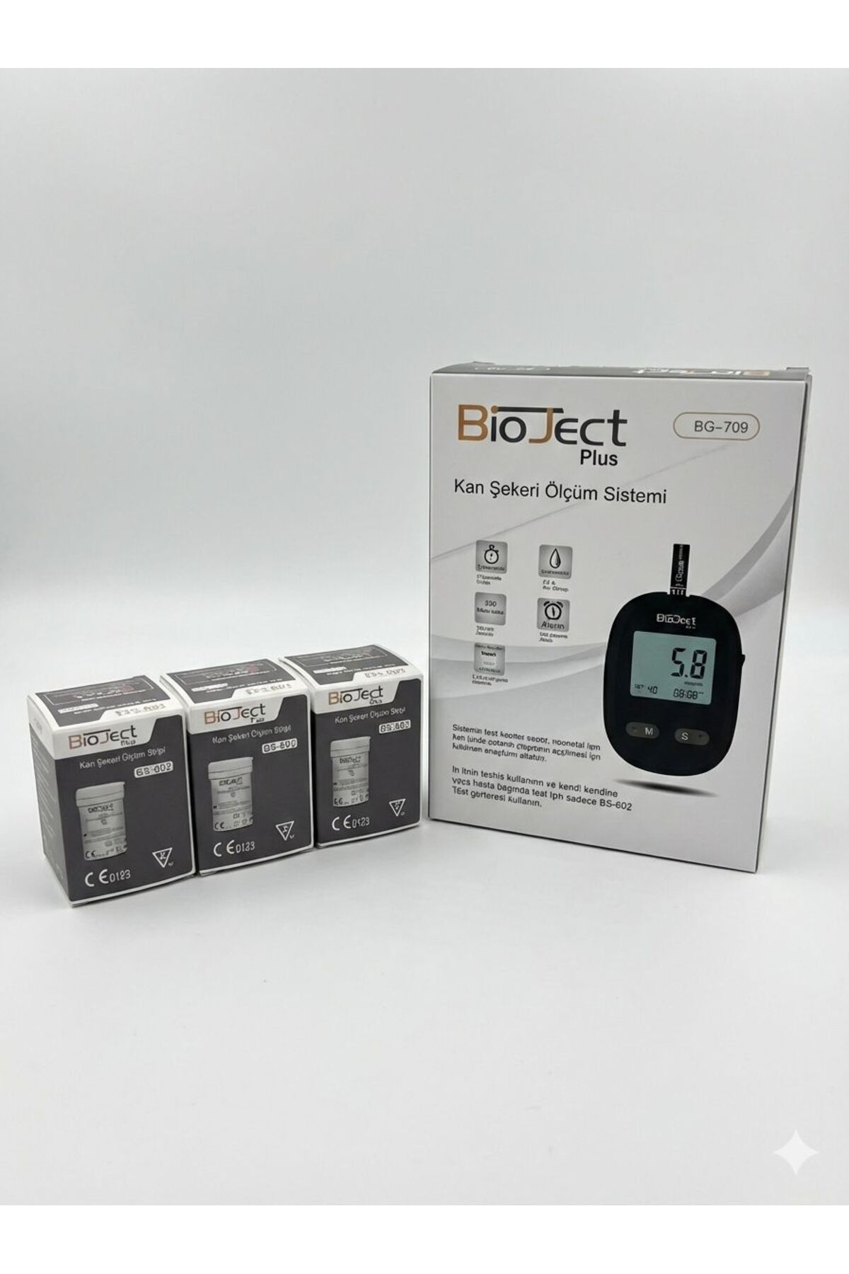 BİOJECT ŞEKER ÖLÇÜM CİHAZI + 1 KUTU 50 Lİ STRİP HEDİYE - Fiyatı, Yorumları