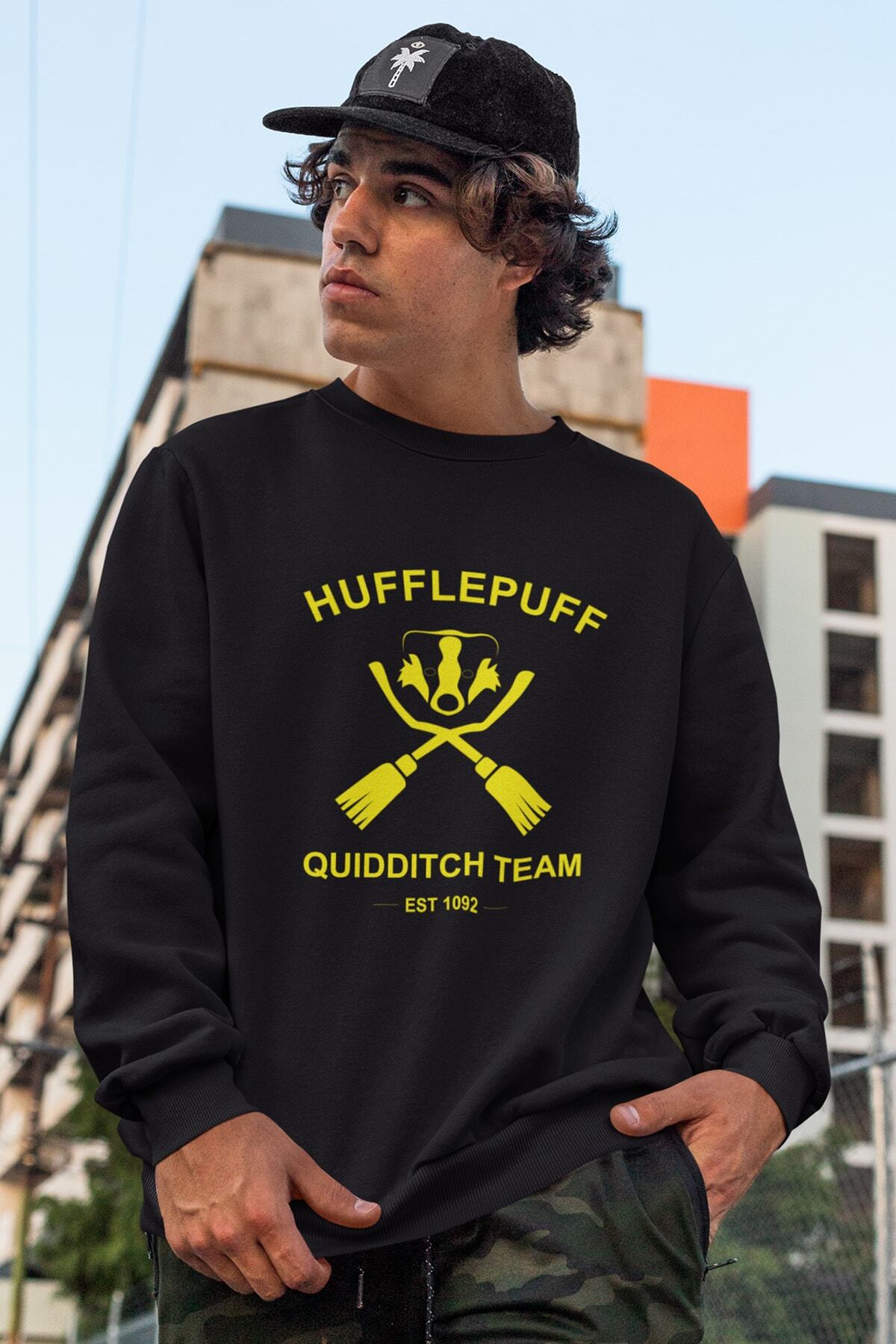 King Crow Harry Potter Hufflepuff 72 Siyah Sweatshirt Fiyatı, Yorumları ...