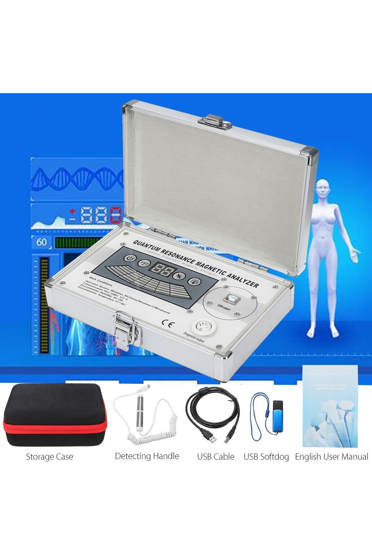 HOPE R Aparat analizor scanare biorezonanta magnetica QUANTUM generatia ...