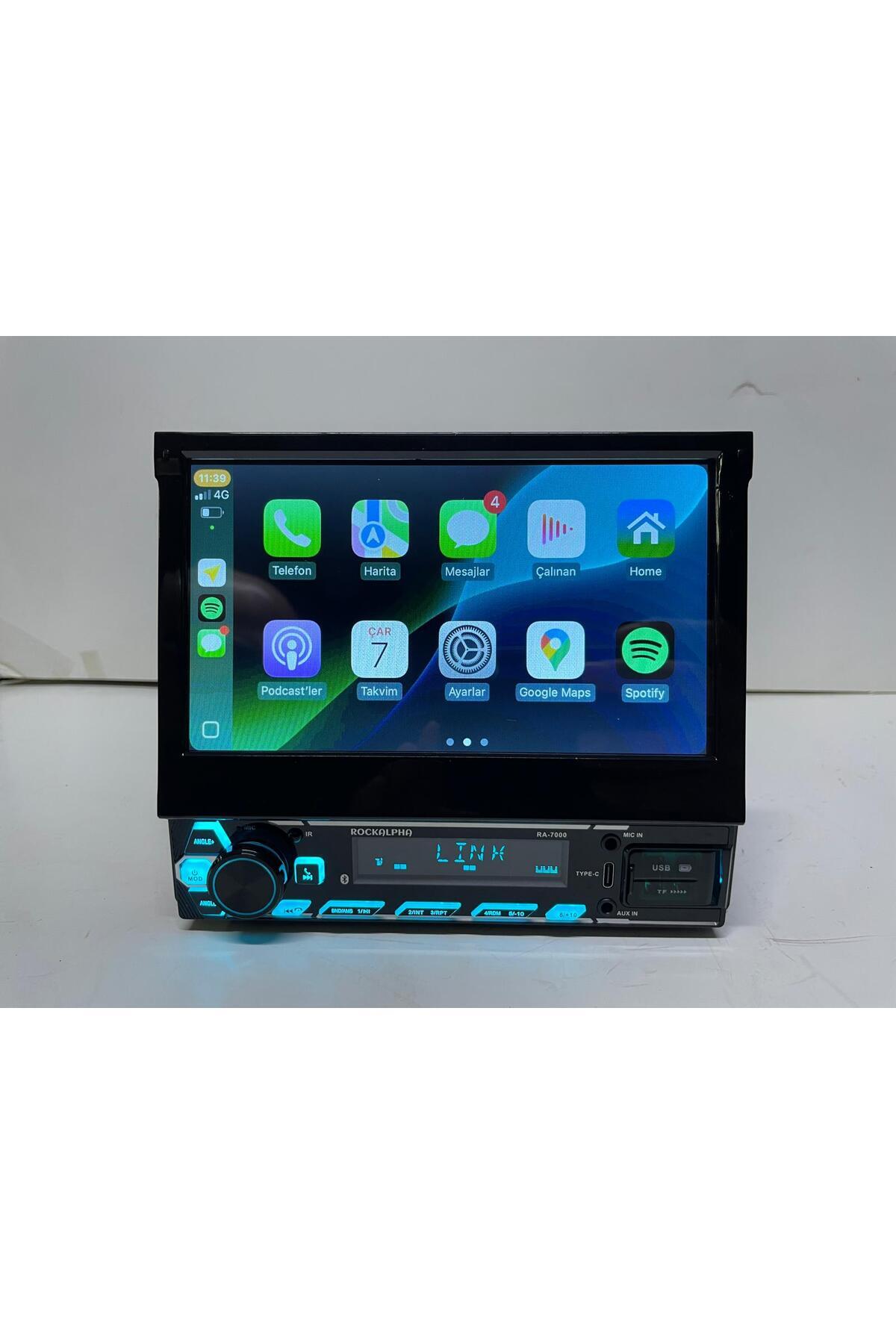 FTH SOUND INDASH OTO TEYP 7" CAR PLAY - ANDROİD AUTO BT USB AUX AMFİ ...