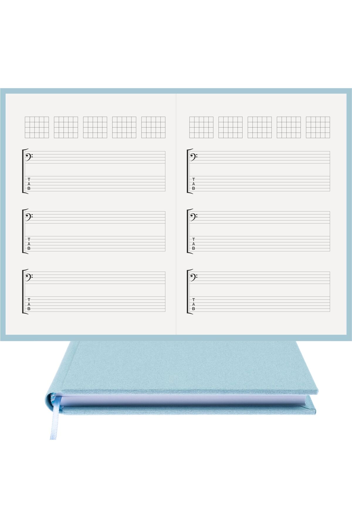 BİDEFTER Guitar Notepad – Fa-Tab Key, Tuned - 100% Handmade, 2026 ...