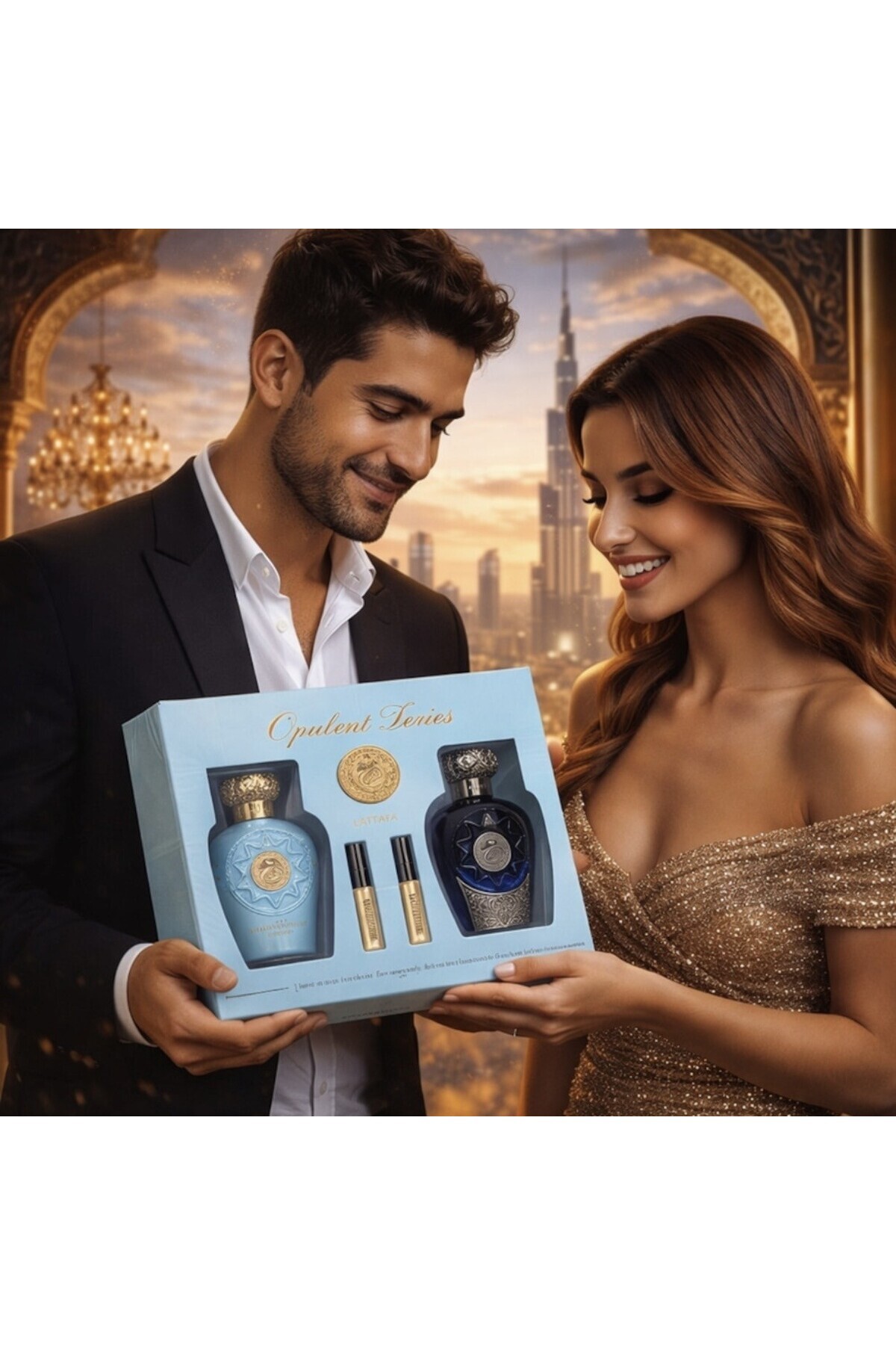 Lataffa Perfumes Set cadou Parfum Opulent Dubai 100 ml și Opulent Blue ...