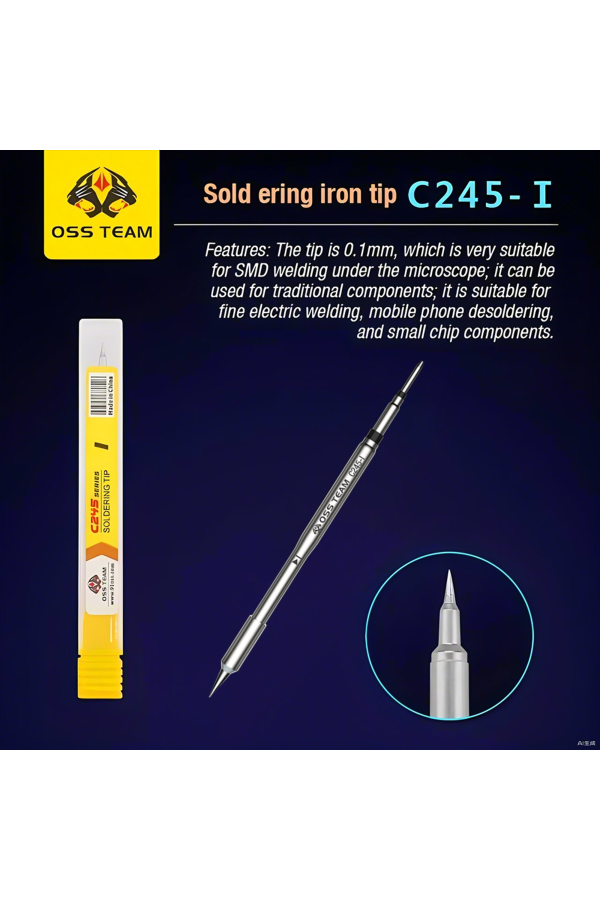 Choice C245 C245-I OSS C245 Soldering Iron Tip Precision Welding Repair ...