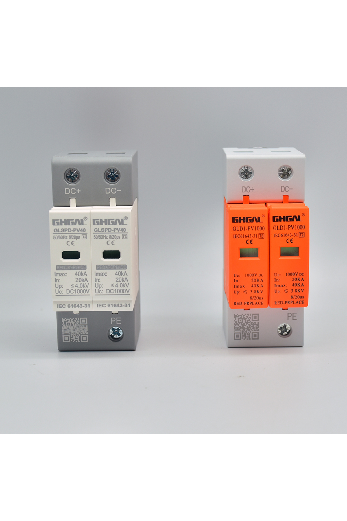 Choice 1000V orange SPD DC 1000V 20KA~40KA House Surge Protector ...