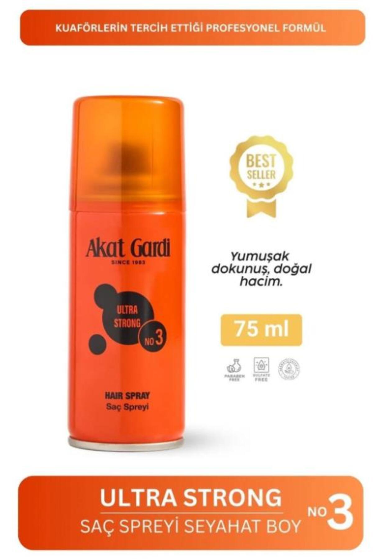 Akat Gardi Saç Spreyi 75 ml No:3 Ultra Strong - Fiyatı, Yorumları