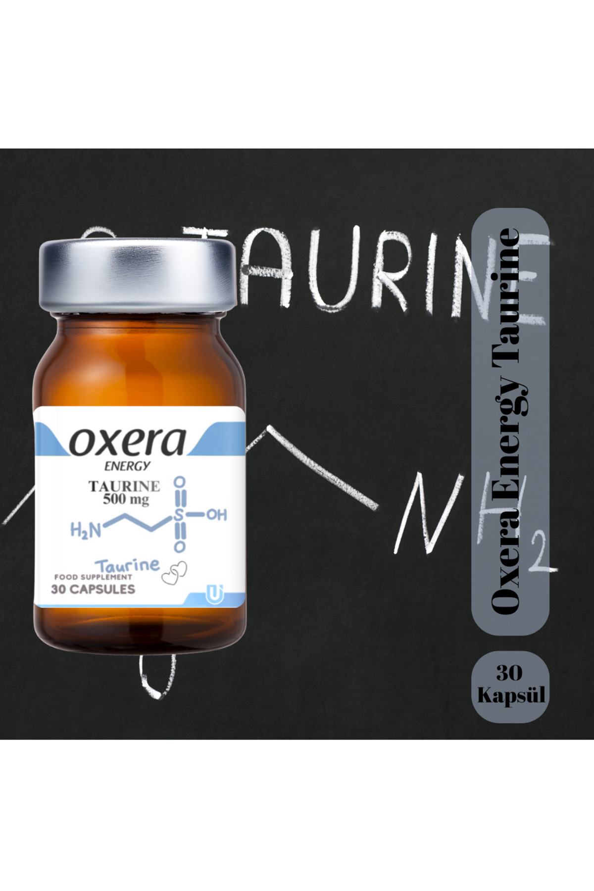 OXERA ENERGY Taurine 500 mg 30 Kapsül – Enerji, ve Kas Fonksiyonu ...