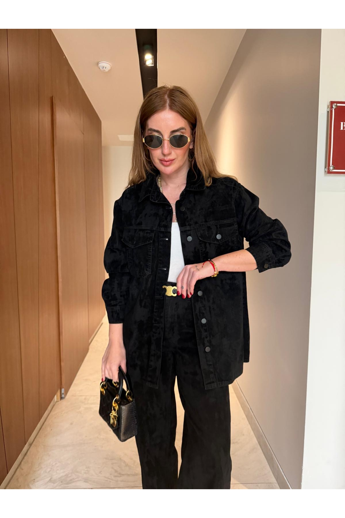 begum mayda Orijinal Model , Premium , Siyah Süet Gömlek - Fiyatı ...