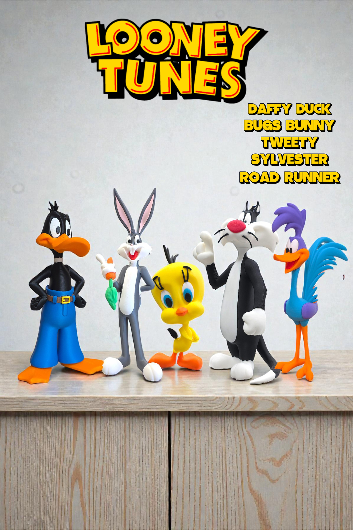 GiginGo Looney Tunes Mega Set - 6 Adet Figür (Bugs Bunny, Daffy Duck ...