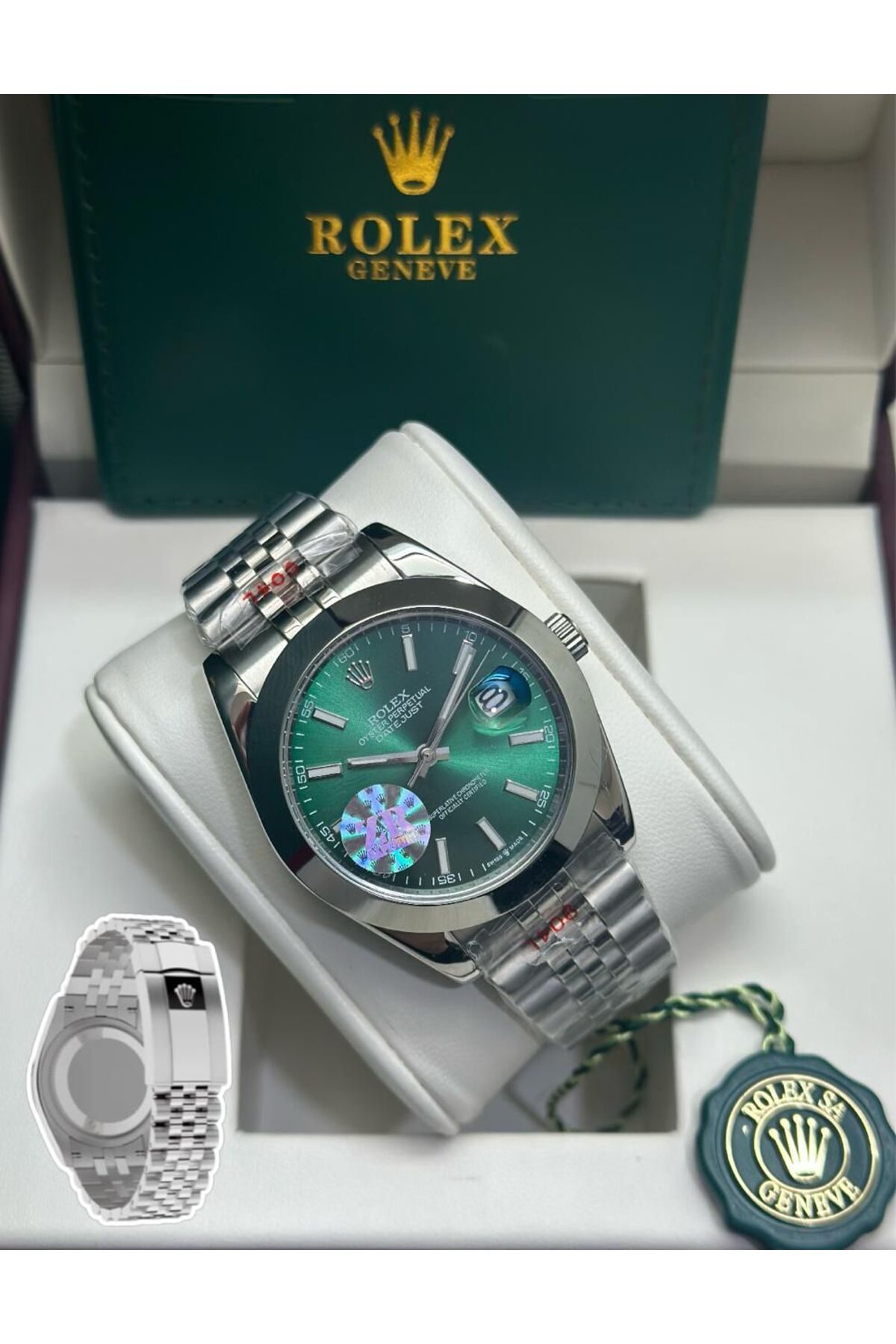 Watch MasterWalks Men's Battery Wide Lock Clean Smooth Frame- Trendyol