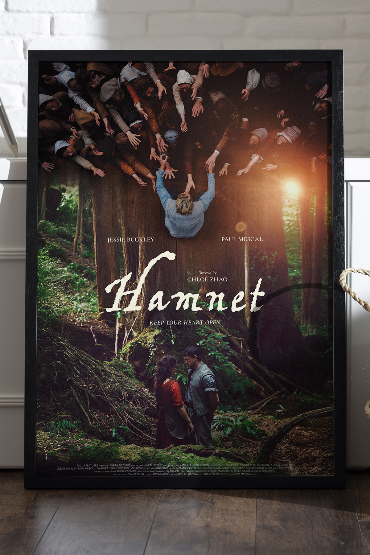 Duvarda Hamnet Siyah Ahşap Çerçeveli Poster, Hamlet Film Duvar Tablosu ...