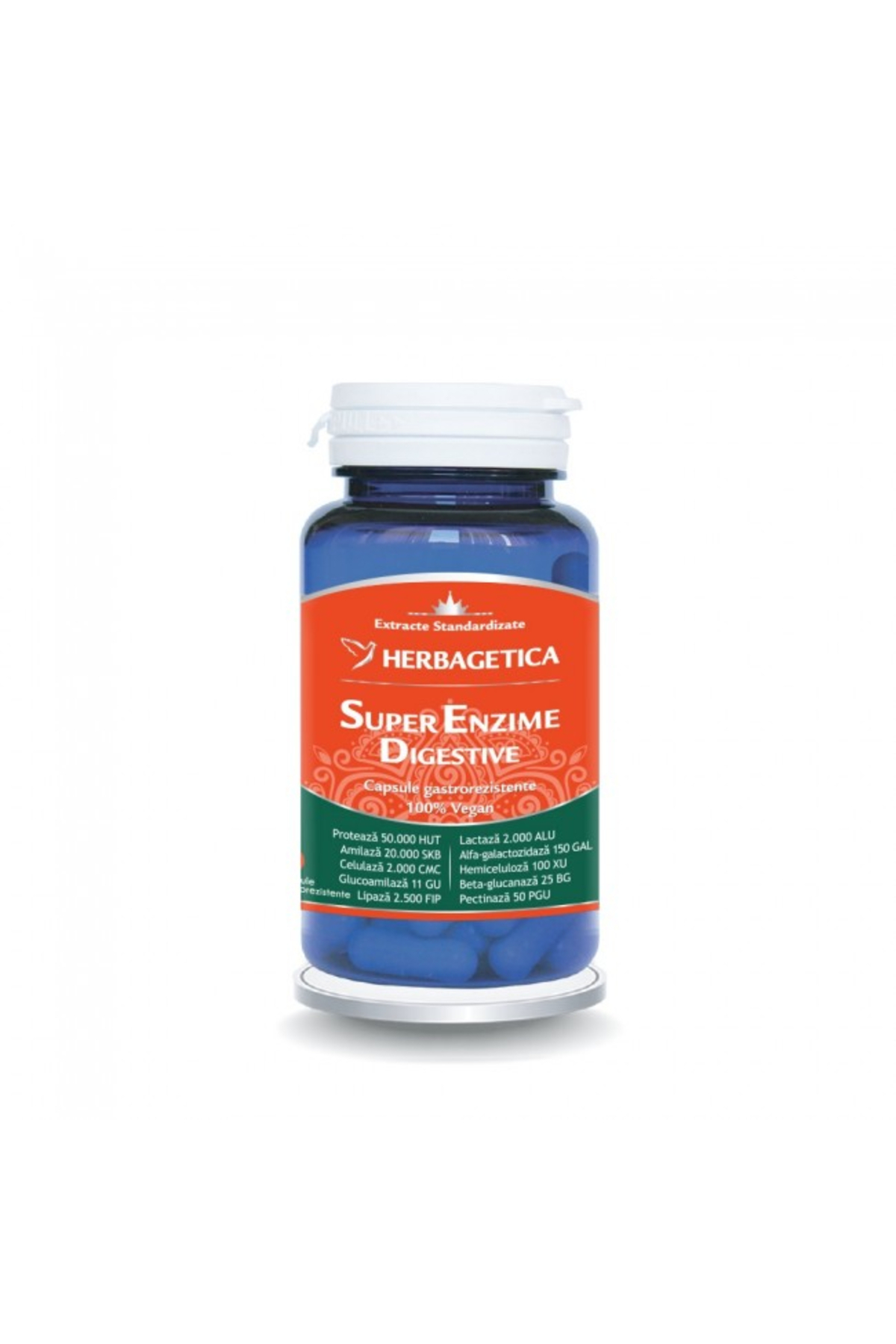 herbagetica Super Enzime Digestive ( Formula complexa cu 10 enzime ...