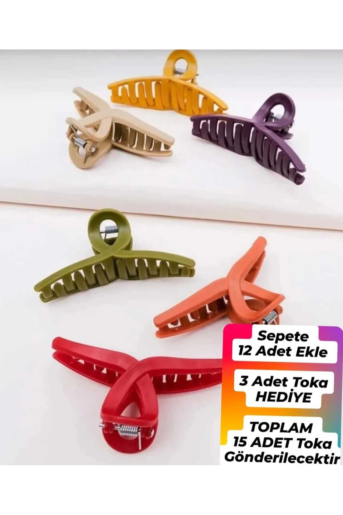 modares Kadın Kelebek Canlı Koyu Renkli Mandal Toka 5 cm - Fiyatı ...