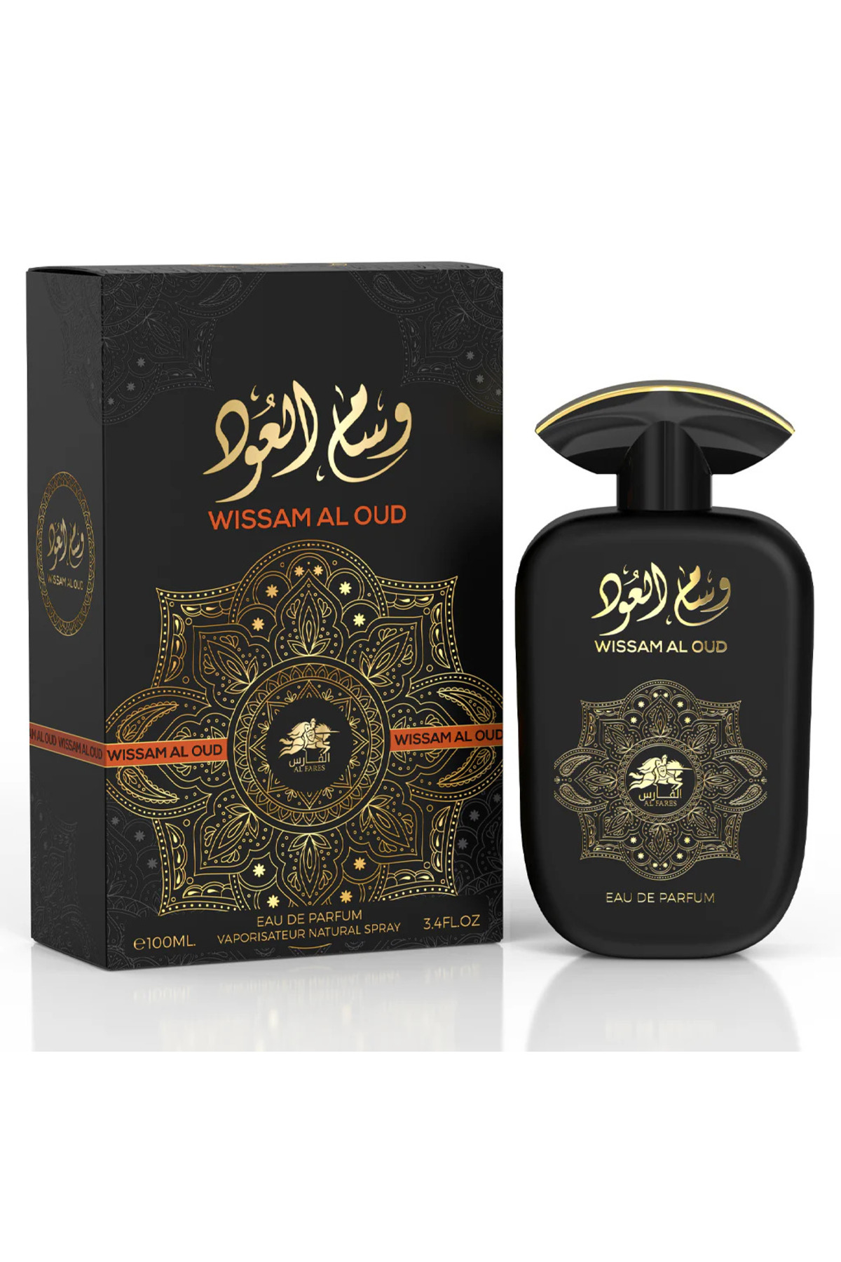Al Fares Wissam Al Oud (Unisex) 100ML EDP note de Agarwood și Trandafir ...