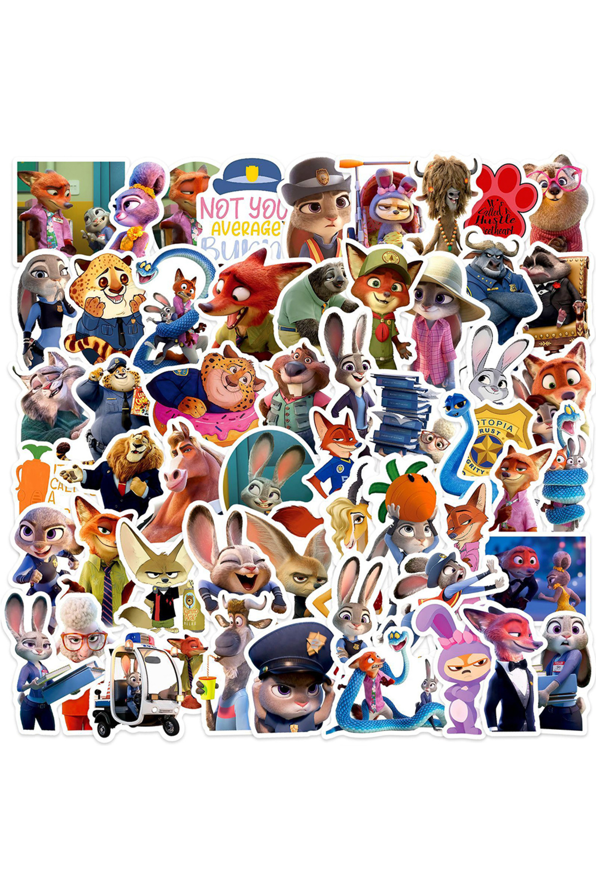 Choice 50PCS Style5 50/60/65pcs New Disney Anime Movie Zootopia 2 ...