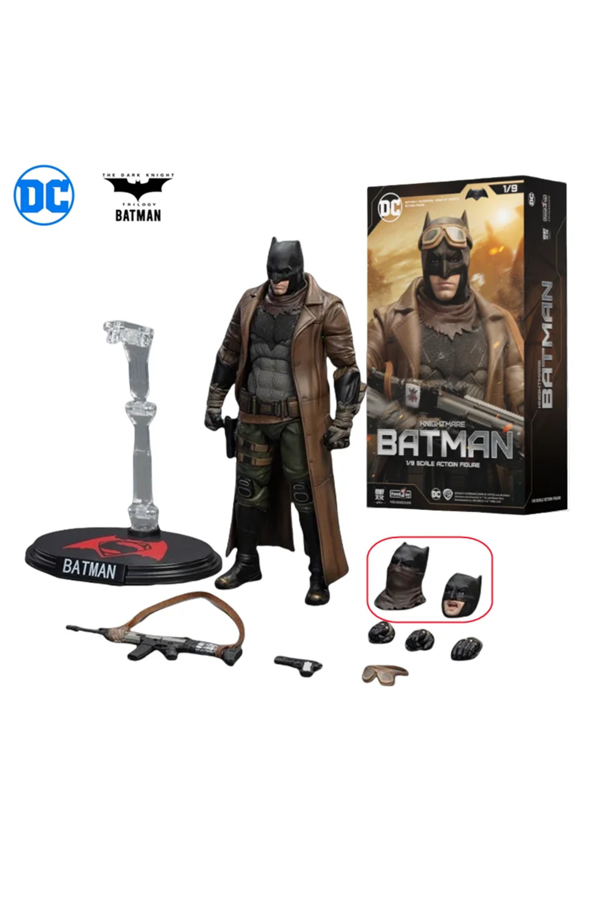 Choice E with head DC Justice League 1/9 Knightmare Batman Figure The ...