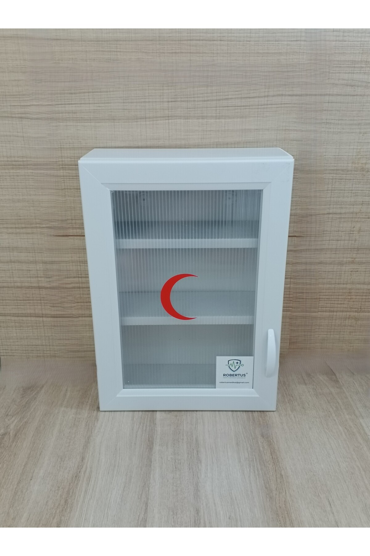 Robertus Tek Kapaklı Orta Boy PVC Ecza Dolabı - Fiyatı, Yorumları
