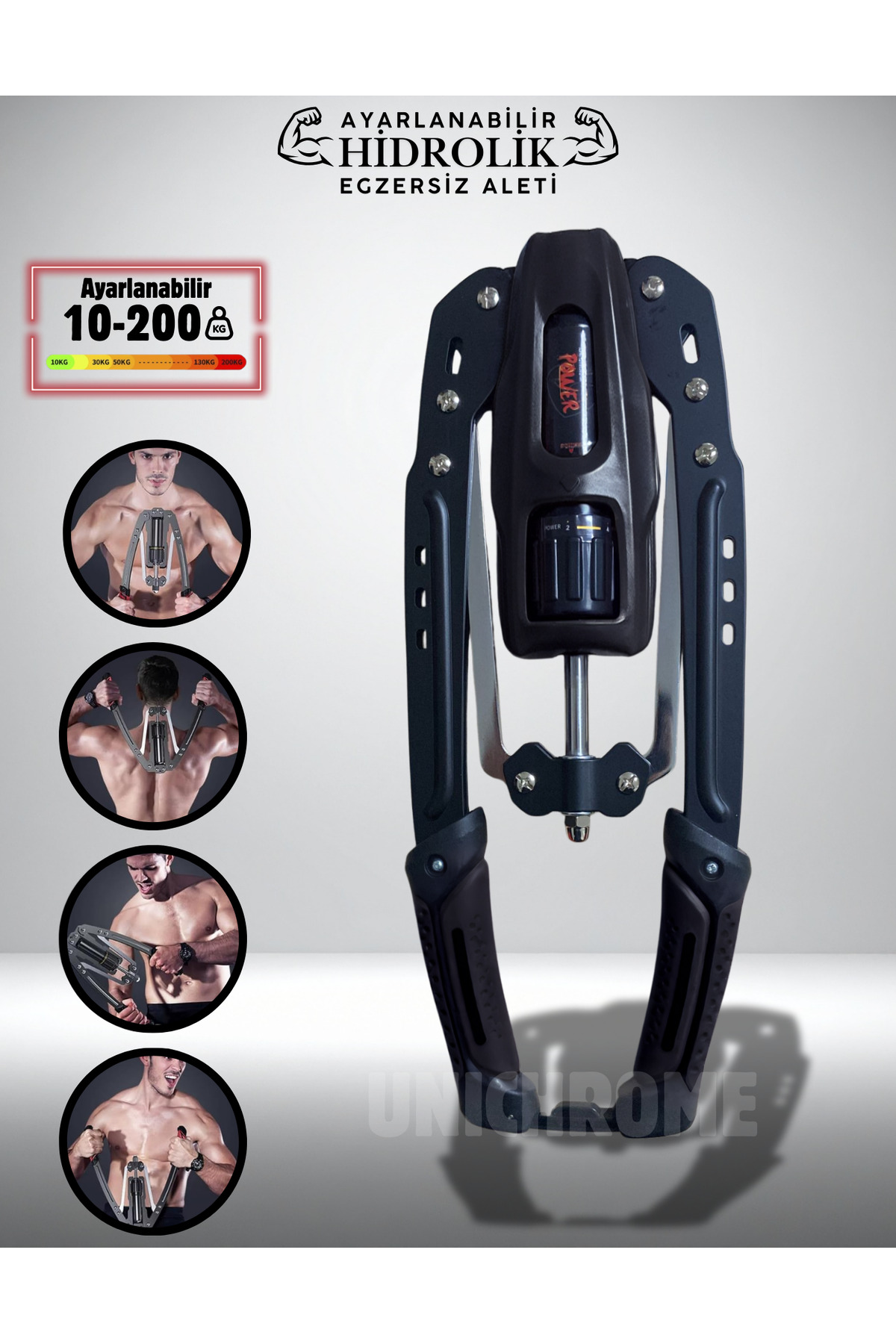 Unichrome Twister Kol Omuz Gögüs Egzersiz Aleti 10-200 kg Ayarlanabilir ...